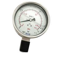 China WIKA 232.50 High Precision Shockproof Pressure Gauge 0-1.6MPa 316L SS Corrosion Resistant 100mm for sale