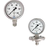 China WIKA 232.50 High Precision Shockproof Pressure Gauge 0-1.6MPa 316L SS Corrosion Resistant 100mm for sale