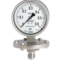 China WIKA 232.50 High Precision Shockproof Pressure Gauge 0-1.6MPa 316L SS Corrosion Resistant 100mm for sale