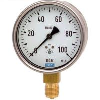 China WIKA 232.50 High Precision Shockproof Pressure Gauge 0-1.6MPa 316L SS Corrosion Resistant 100mm for sale