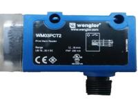 China Wenglor WM03PCT2 Print Mark Sensor 12-18mm Range PNP NO NC M12 Connector White Light 10-30VDC for sale
