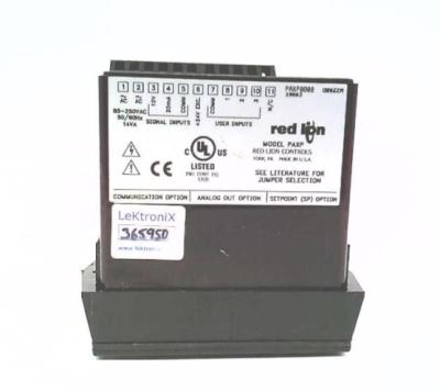 China Red Lion Controls PAXP0000 5 Digit Process Meter 125 VAC Panel Mount LED Display CE Approved for sale