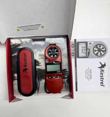 China Kestrel 3000 Pocket Weather Meter with Relative Humidity and Heat Stress Index for sale