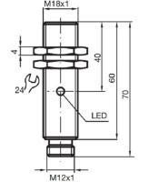 China Pepperl+Fuchs NBB5-18GM60-A2 Inductive Sensor M18x1.5mm 5mm Detection Range for sale