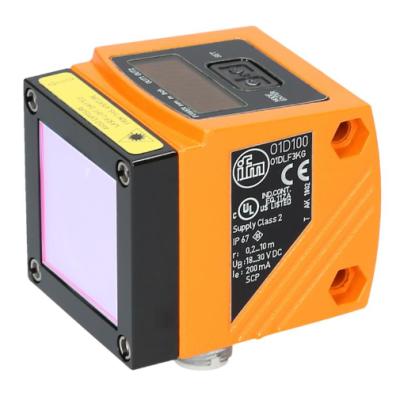 China IFM O1D100 Laser Distance Sensor 18-30V DC PNP 2 Digital 1 Analog Output for sale