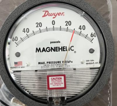China Dwyer Series-2000 Magnehelic Differential Pressure Gauge 4 in Dial 0-30Pa Range for sale