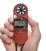 China Kestrel 3000 Red Weather Meter Wind Speed Temperature Humidity Monitor for sale