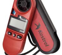 China Kestrel 3000 Red Weather Meter Wind Speed Temperature Humidity Monitor for sale