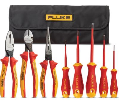 China Fluke Insulated Hand Tools Starter Kit IKST7 5 Screwdrivers 3 Pliers 1000V for sale