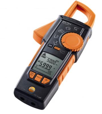 China Testo 770-3 RMS Clamp Meter 600V AC DC Retractable Arm IP65 High Accuracy for sale