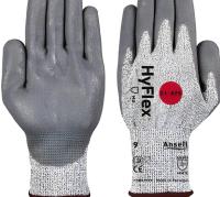China Ansell HyFlex 11729070   Black High Performance Polyethylene，Gloves Size 7 for sale