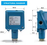 China United Electric J402-126 Electronic Pressure Control Switch 220V IP66 1 Year Warranty for sale