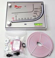 China Dwyer MARK II M-700PA Molded Plastic Manometer 10-0-700 Pa Inclined Vertical with Red Fluid for sale