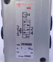 China Norgren 2636000 5/2 Way Solenoid Valve G1/4 1200 L/min 1-10 Bar Pneumatic Valve for sale