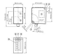 China SICK DT50-2B215252 Laser Distance Sensor 200mm to 30000mm IP65 IP67 30V DC for sale