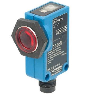 China Wenglor KR87PCT2 Retro-Reflex Sensor for Transparent Objects M18 Thread 12m Range for sale