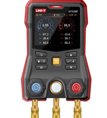 China UNI-T UT336E KIT Digital Manifold Gauge with 2 Wireless Clamps 3.5in Display for 162+ Refrigerants for sale