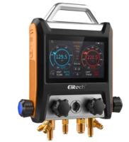 China Elitech MS-4000 4-Way Smart Digital Manifold Gauge 5 Inch Touch Screen 1 Year Warranty for sale
