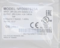 China Delta VFD007S23A VFD-S Series Drive 3PH 200-240V 50/60Hz 0.75kW for sale