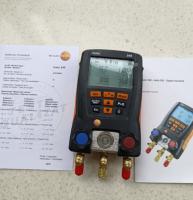 China Testo 549 Digital Manifold Meter with Integrated Temperature Measurement and 1 Year Warranty for OEM ODM Support for sale