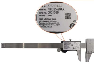 China Mitutoyo 573-191-30 Range 0-180mm IP67 ABS Low Measuring Force to Measure Plastic Parts and Rubber Parts Digital Caliper for sale