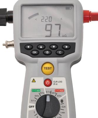 China megger Handheld 200 A micro-ohmmeter MOM2 KC3M,1 μΩ to 1000 mΩ,micro-ohmmeter to measure a low resistance value for sale