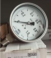China wika Bourdon Tube Pressure Gauges Models 233.53, 232.53 Stainless Steel Series for sale