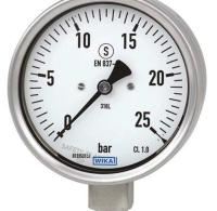China wika Bourdon Tube Pressure Gauges Models 233.53, 232.53 Stainless Steel Series for sale
