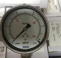 China wika Bourdon Tube Pressure Gauges Models 233.53, 232.53 Stainless Steel Series for sale