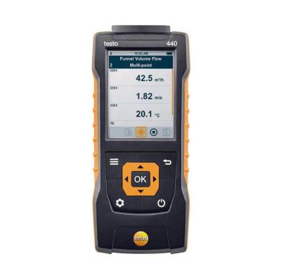 China Testo 440 High Accuracy Wide Range Intelligent Temperature Humidity Controller Digital Display 0.1C/F Resolution 1 Year for sale