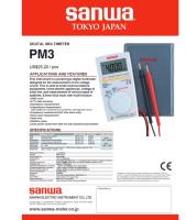 China SANWA Digital Analog Multimeter Series | High Accuracy Class 0.5 | 600V AC/DC Voltage 10A Current | Low Battery Indicator | Made for sale