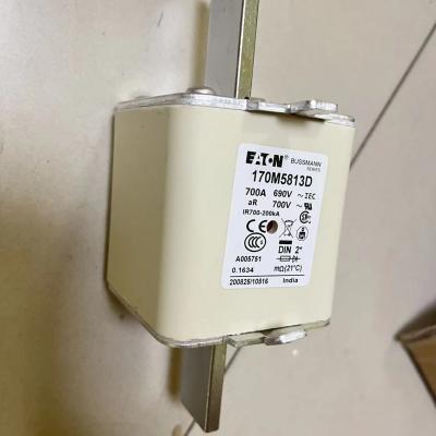 China Eaton  170M5813D  Eaton Bussmann series high speed square body fuse, 700V (UL), 690V (IEC), 700A, for sale