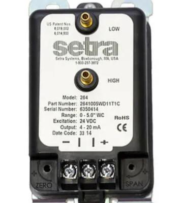 China setra Model 264 Low Differential Pressure Transducer 2641-025-L-B-11-T1-G for sale