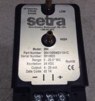 China setra Model 264 Low Differential Pressure Transducer 2641-025-L-B-11-T1-G for sale