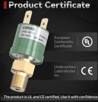China LF08 HVAC IP67 SPDT Smart Pressure Switch 0.2~45bar Range Water Fan Compressor Protection Air Conditioning 250V for sale