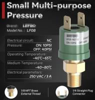 China LF08 HVAC IP67 SPDT Smart Pressure Switch 0.2~45bar Range Water Fan Compressor Protection Air Conditioning 250V for sale