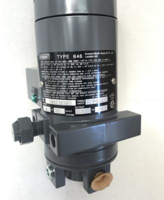 China Rosemounte type 646 Electro-Pneumatic Transducer Mounted on a Sliding‐Stem Actuator for sale