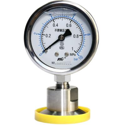 China YNTP-60BF Stainless Steel Pressure Gauge 50.5mm Thread 2.5 Accuracy Class for Industrial Applications for sale
