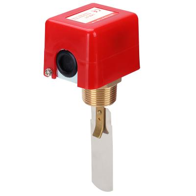 China MC HFS-25 Brass Stainless Steel Water Pump Flow Switch 78×65×130mm for 0-100°C Liquid Control for sale