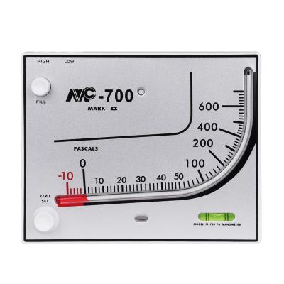 China MC-700 Red Oil Differential Pressure Meter 190×150×32mm with ±3% Accuracy for Aquaculture and Clean Rooms for sale