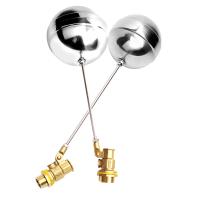 China 35.4cm Stainless Steel Ball Float Valve with Brass Body 0.03-0.6MPa Pressure Range for Liquid Control for sale