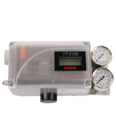 China YTC YT3100 Electro Pneumatic Positioner IP66 Double Action 4-20mA DC Input 0.14-0.7 MPa Supply Pressure for sale