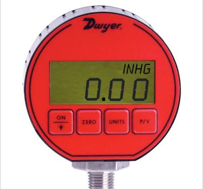 China DPG-105 Digital Pressure Gauge with ±0.25% Accuracy, NEMA 4X IP66 Aluminum Housing and 2000-Hour Battery Life for sale