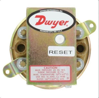 China Dwyer 1900 Series 480V Differential Pressure Switch 15A 110 Psi SPDT for HVAC Systems for sale