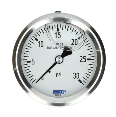 China IP65 Bourdon Tube Pressure Gauge 316L Stainless Steel 0.06-160 MPa Range 232.30 233.30 Models for sale