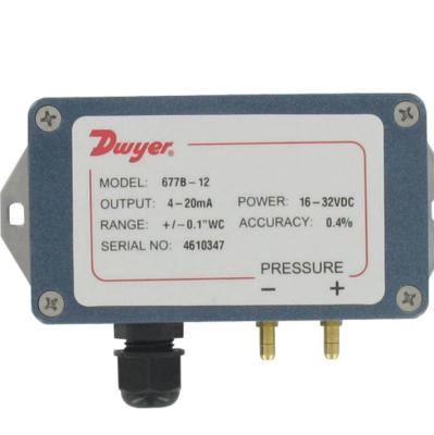 China Dwyer 677B Differential Pressure Transmitter 302 SS 15 psi 100 kPa ±0.4% FS 4-20mA for sale