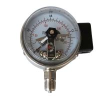 China YXC-100B Magnetic Electric Contact Pressure Gauge 100mm Dial 0-1.6MPA Range 380VAC for sale