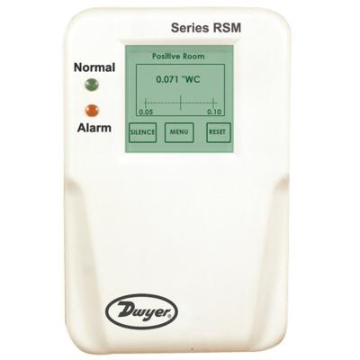 China RSM Room Status Digital Pressure Gauge 1 Wc 120 VAC for Low Pressure Sensing for sale