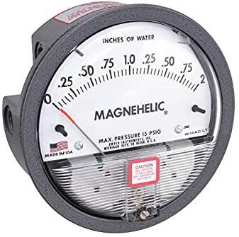 China Dwyer 2000 Series 0-2kpa Digital Magnehelic Gauge Stainless Steel Pressure Gauge for sale