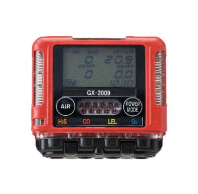 China GX-2009 Portable 4-Gas Monitor for Confined Spaces - 4.6 oz Weight, 20-Hour Battery Life for sale